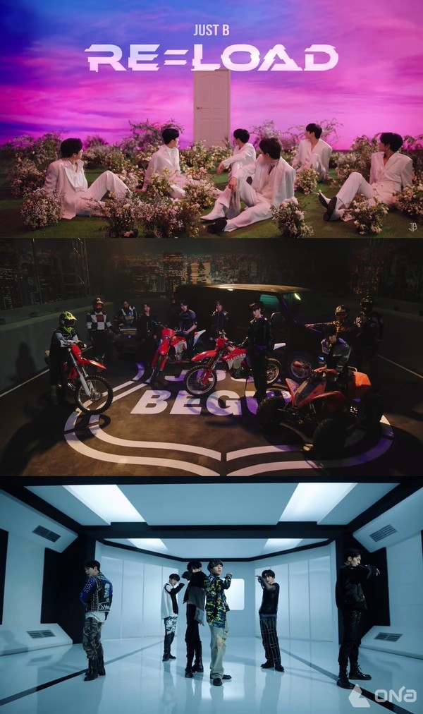 JUST B(저스트비), 한터 주간차트 1위→'RE=LOAD' M/V 1000만뷰 돌파!
