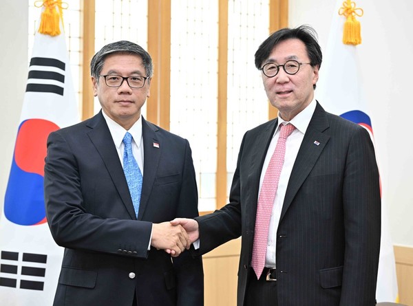 장호진 외교부 1차관, 응 텍 힌 싱가포르 외교부 차관보 접견