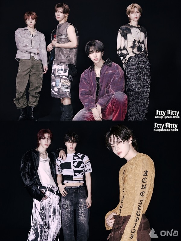 엔싸인(n.SSign), 신보 'Itty Bitty' 개인·단체 분리 사진 오픈…완성형 비주얼 '눈길'