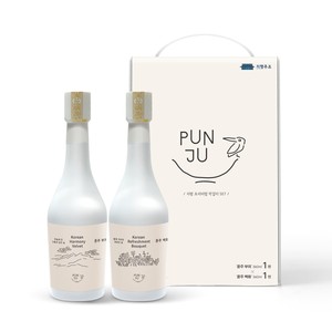 지평주조, 프리미엄 막걸리 '푼주(PUNJU)' 설 선물세트 선보여